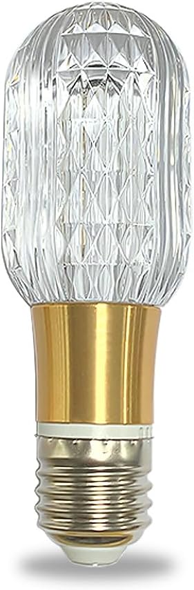 E26 LED Bulb 5W,85-265V 3000K Warm Light Edison Screw Light,Decorative ...