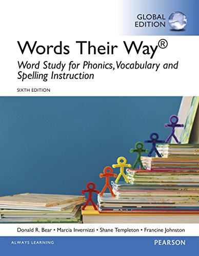 Words Their Way: Word Study for Phonics, Vocabulary, and Spelling ...