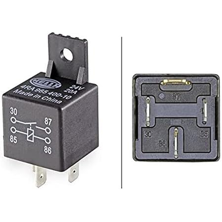 Amazon.com: HELLA 965400071 12V, 4 Pin, Mini ISO Relay with Bracket ...