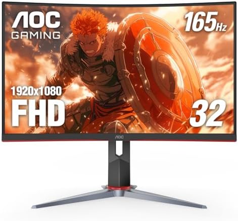 AOC C32G2 32" Curved Gaming Monitor, Black : Amazon.ca: Electronics