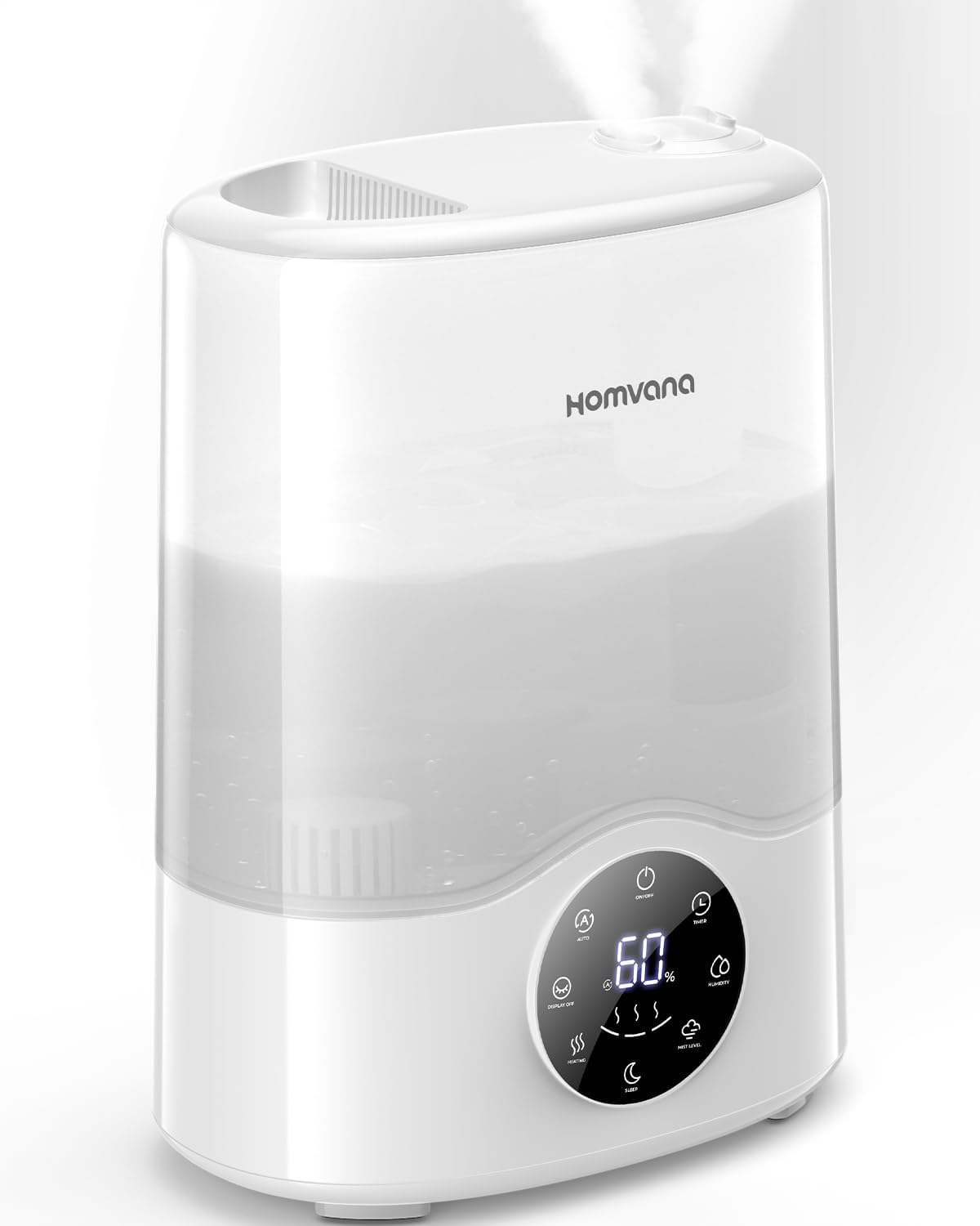 Amazon.com: Homvana Smart Humidifier Large Room - Warm and Cool Mist 7L ...