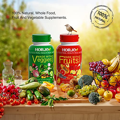 Horjoy Nature Fruits and Veggies/Vitamins Supplements Dietary ...