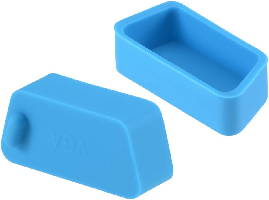 Amazon.com: uxcell 10pcs VGA Port Cover Silicone Anti Dust Protectors ...