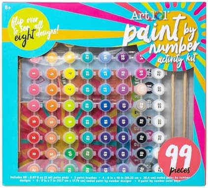 Amazon.com: Art 101 USA Paint-by-Number Kit with 99 Pieces, Multi