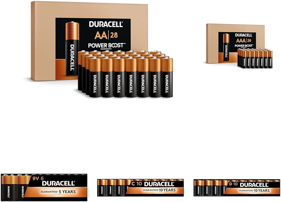Amazon.com: DURACELL Coppertop Battery Variety Pack, 82 Count, AA (28 ...