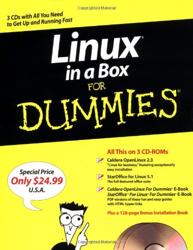 Linux in a Box For Dummies®: (Set includes 3 CD–ROM disks) : Hall, Jon ...