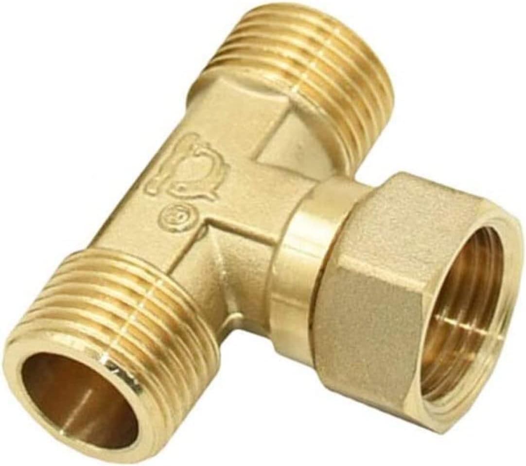 Amazon.com : Gold Garden Hose Connection Accessories Brass,1/2 in Male ...