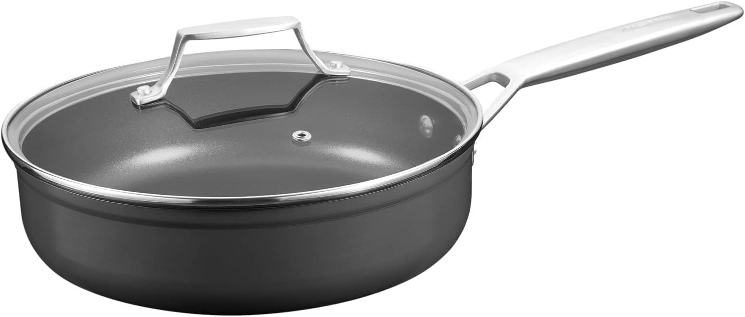 Amazon.com: MsMk 3.5 Quart Deep Frying pan, 10-inch Durable pans for ...