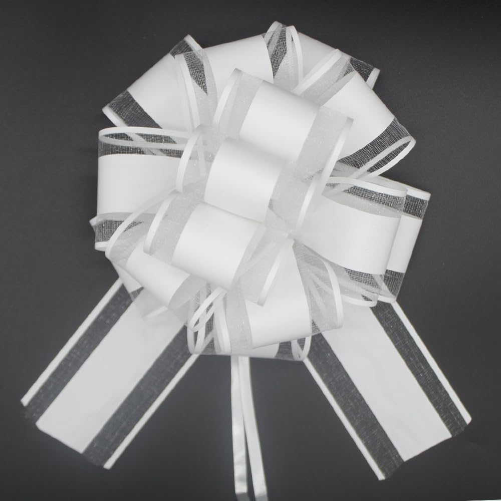 Amazon.com: 5 Pieces 6 inches Large Pull Bows, Bow for Gift Wrapping ...