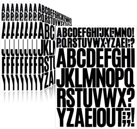 Amazon.com: 1272 Pcs 24 Sheets Letter Stickers Large Alphabet Stickers ...