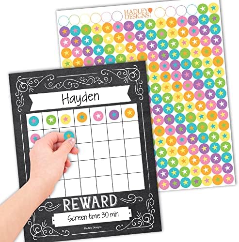 Amazon.com : Sticker Chart for Kids Behavior at Home & Classroom - 25 ...