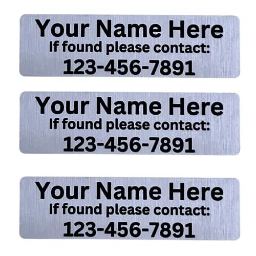 Set of 20 Personalized Golf Club Name and Contact Labels, Self Adhesive ...