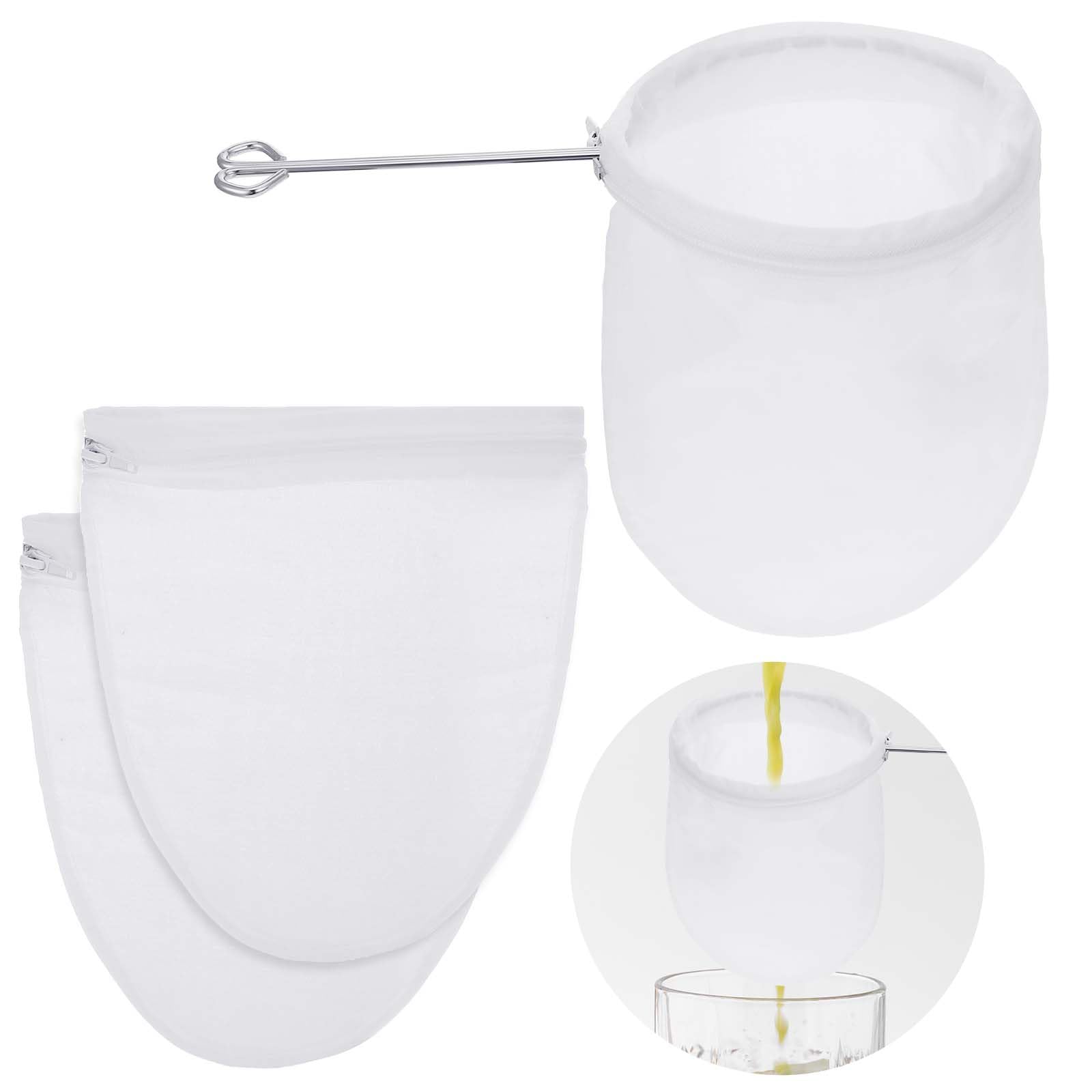 Amazon.com: JJUNW 3 Pcs Ultra Fine Mesh Strainer Bags, Reusable Mesh ...