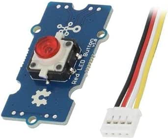 RED LED BUTTON Module: bouton LED Grove Grove Interface (4-wire ...