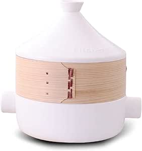 Amazon.com: Tagine Pot, 2.5L Moroccan Ceramic Tajine Steamer Pot with ...