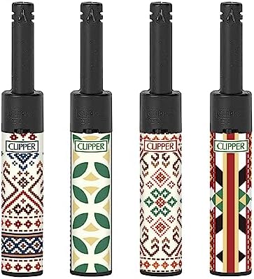 3 X CLIPPER MINI TUBE LIGHTER COLOUR FULL SOFT TOUCH - DESIGN LIGHTER ...