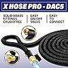 Xhose Pro Expandable Garden Hose 50Ft, Water Hose with Brass Fittings ...