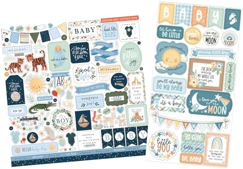 Amazon.com: Baby Scrapbook Stickers - Baby Boy Stickers for ...
