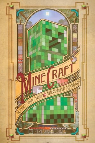 Amazon.com: POSTER STOP ONLINE Minecraft Computronic Video Game Poster ...