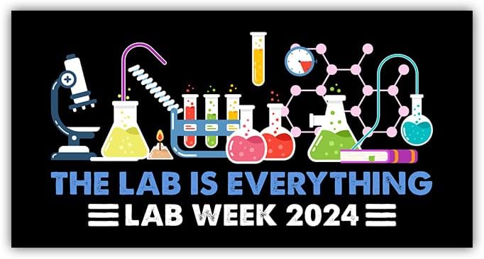 The Lab is Everything Lab Week 2024 Sticker Medical Nepal | Ubuy