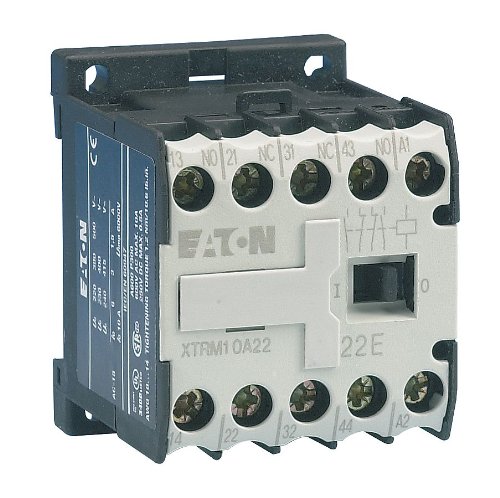 Eaton XTMF9A00T IEC Mini Magnetic Contactor,24V,9A,4P: Motor Contactors ...