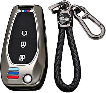 Amazon.com: TECART Fold Key Fob Cover Case Remote Holder Fit For Cruze ...