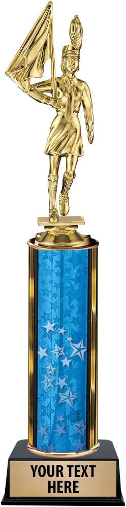Amazon.com: Crown Awards 11" Color Guard Trophy, Color Guard Trophies ...
