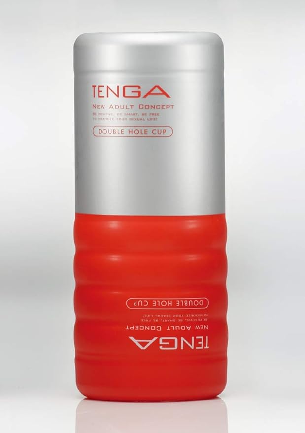 Amazon.com: TENGA Double Hole Men Masturbation Cup for Dual Sensation, Pre-lubricated Pleasure ...