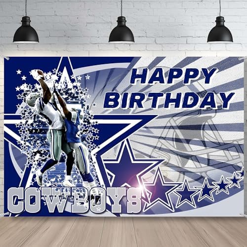 Amazon.com : Cowboys of Dallas Backdrop 5x3 Vinyl Dallas Football ...