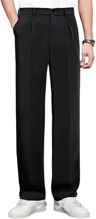 Amazon.com: Fleurosta Stretch Waist Ice Silk Pants, Super Stretch Ice ...