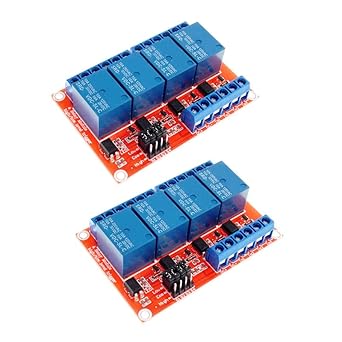 5pcs 5V 12V 24V Relay Module Relay Switch with OPTO Isolation High Low ...