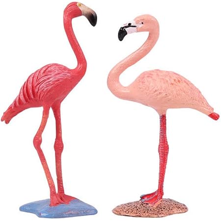 Amazon.com: Resin Pink Flamingo Ornaments Statue Tabletop Decorations ...