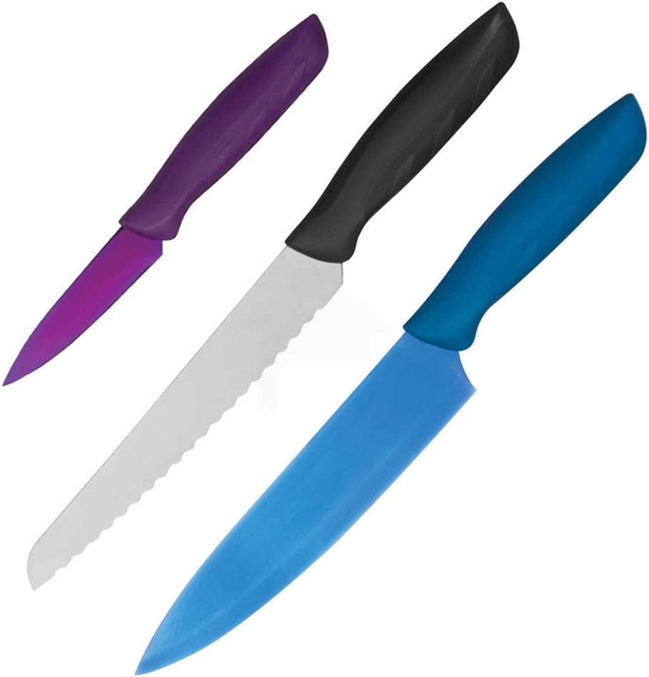 Amazon.com: Stratus Culinary Endurance 3 Piece Starter Knife Set ...