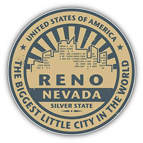 Amazon.com - Reno City USA Label Truck Car Window Bumper Sticker Decal 5"