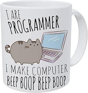 Amazon.com: Pause Life Coffee Mug Gift for Computer Programmers - I are programmer I make ...