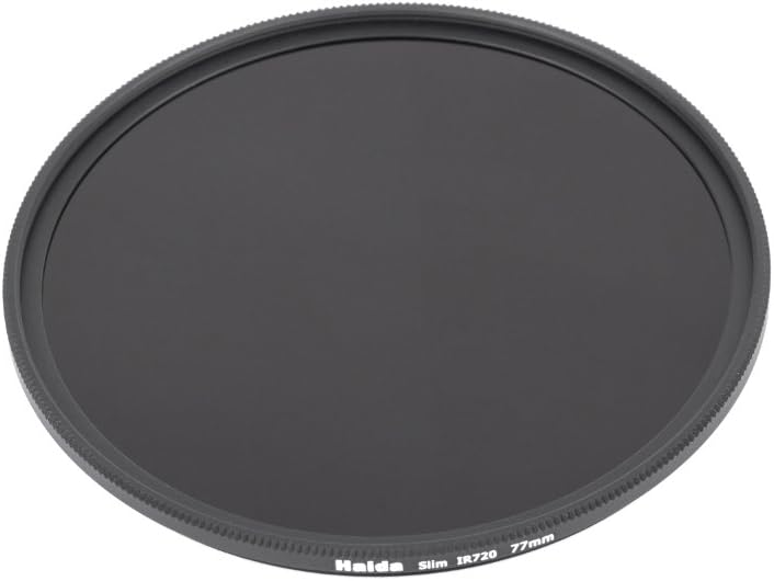 Slim Infrarotfilter 77mm 720nm von HAIDA - Schlanke Fassung inkl. Cap ...