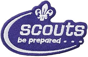 Scouts Be Prepared Embroidered Badge : Amazon.co.uk: Sports & Outdoors