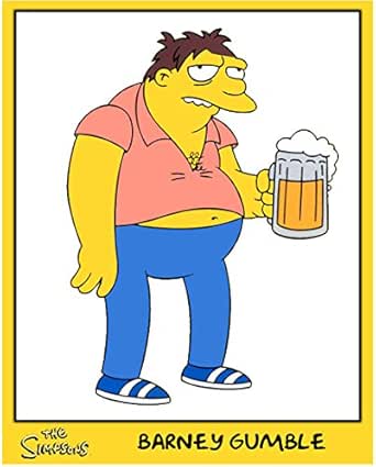 The Simpsons (TV Series 1989 - ) 8 Inch x 10 Inch PHOTOGRAPH "Barney ...