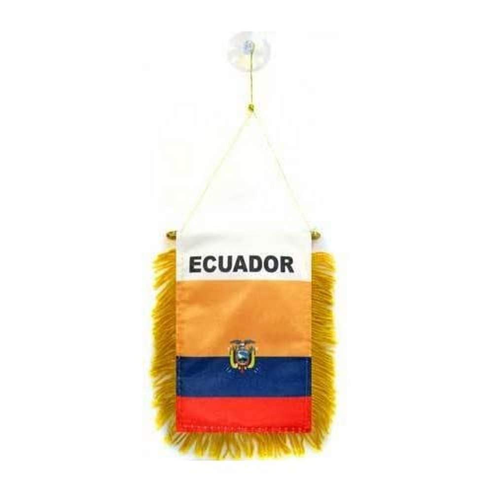 Amazon.com: Ecuador mini Banner 6'' x 4'' - Ecuadorian PENNANT 15 x 10 ...