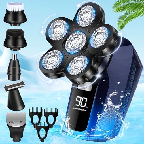 Amazon.com: Head Shaver for Bald Men,5 in 1 Bald Head Shavers for Men ...