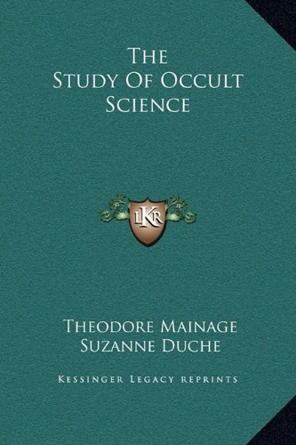 Buy The Study Of Occult Science Book Online at Low Prices in India ...