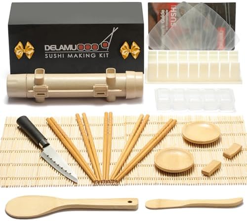 Amazon.com: Sushi Making Kit For Beginners – DIY ALL IN ONE Sushi Maker ...