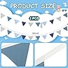 Amazon.com: Oudain 15.5 ft Pennant Banner Flags, 2 Pcs Nursery Garland ...