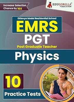 EMRS PGT Physics Exam Book 2023 (English Edition) - Eklavya Model Residential School Post ...