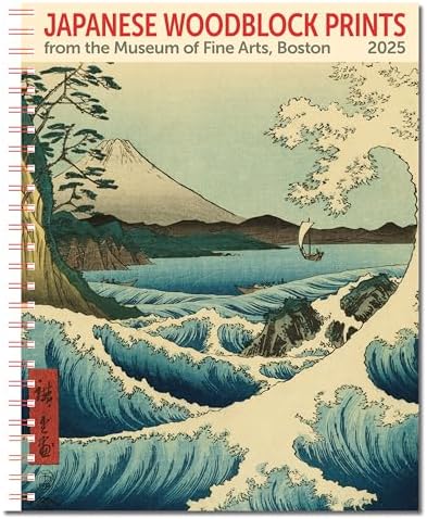 Amazon.com : 2025 MFA Boston Japanese Woodblocks Monthly Planner, 7.5 ...