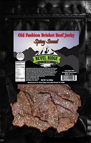 Amazon.com : Revel Ridge Beef Brisket Jerky - Spicy Sweet (7 oz ...