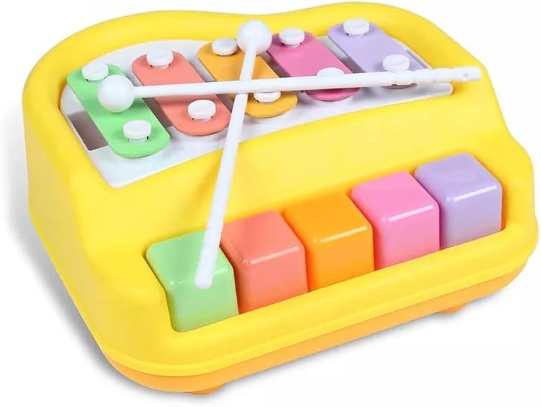 Buy FUNVERSE® 2 in 1 Musical Xylophone and Mini Piano for Kids ...