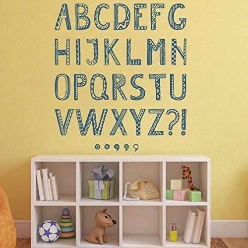 Amazon.com: alphabet wall decal ae1012 : Arts, Crafts & Sewing