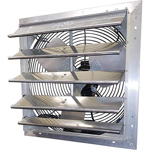 FARMTEK ValuTek Direct Drive Exhaust Fan w/Shutters 20" - Variable ...
