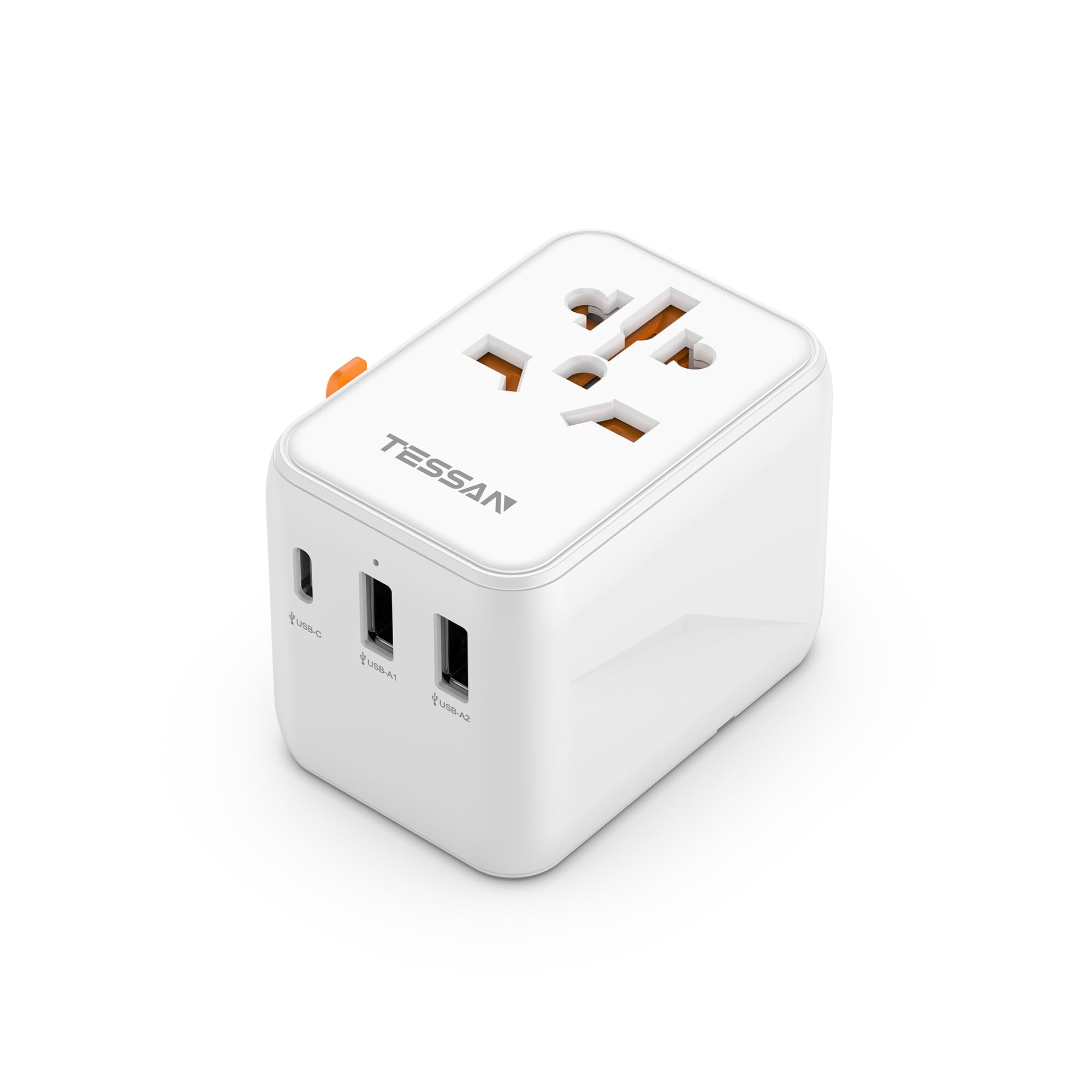 Snapklik.com : Universal Travel Adapter, TESSAN International Plug Adaptor